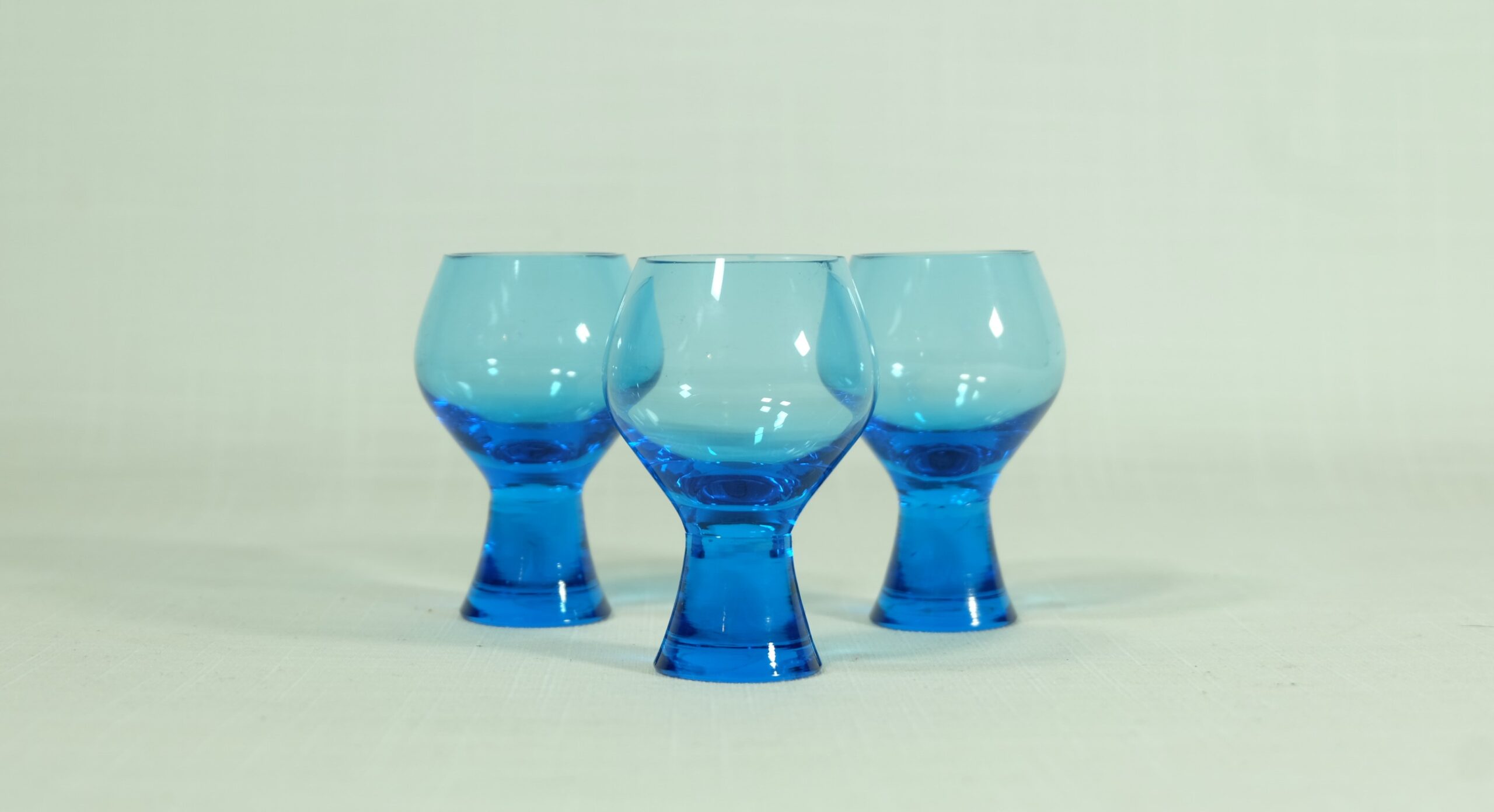 Blue Glassware - Polish Shot Glasses - Function In Form