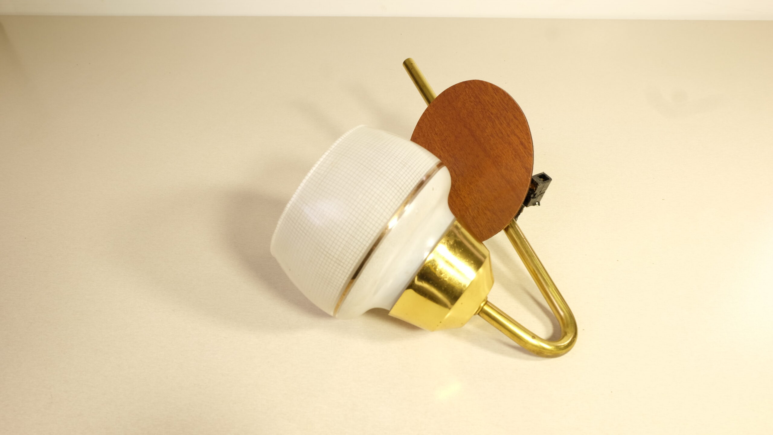 Mid Century fixed wall light. - Function In Form