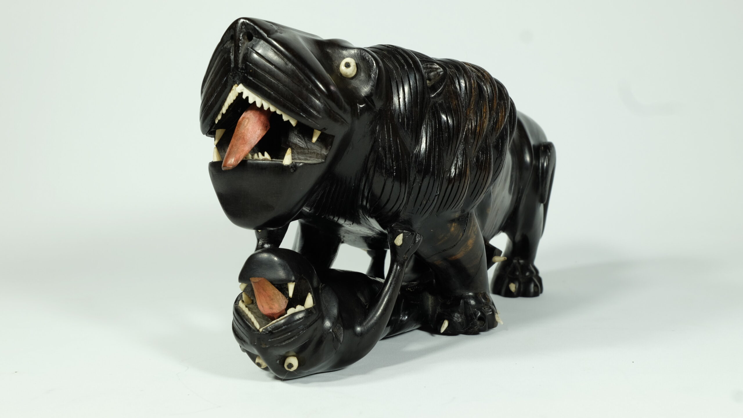 Victorian Ebony & Ivory Lion - Function In Form