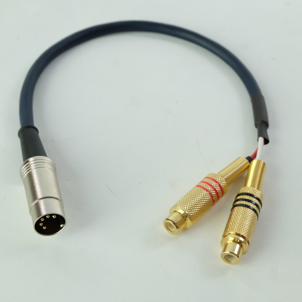 5 Pin DIN to RCA (female) converter - Function In Form