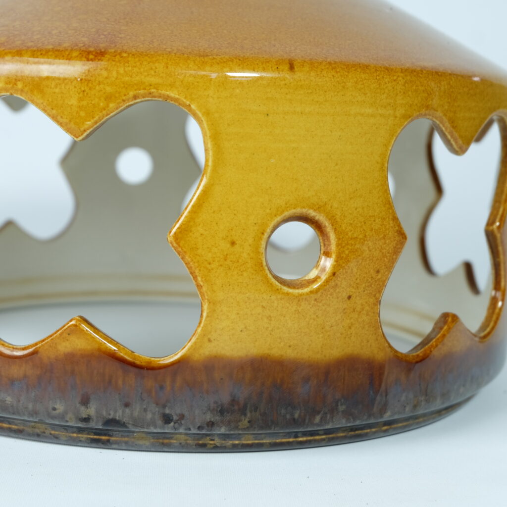 Pottery Light Shade - Circa 1970 - Function In Form