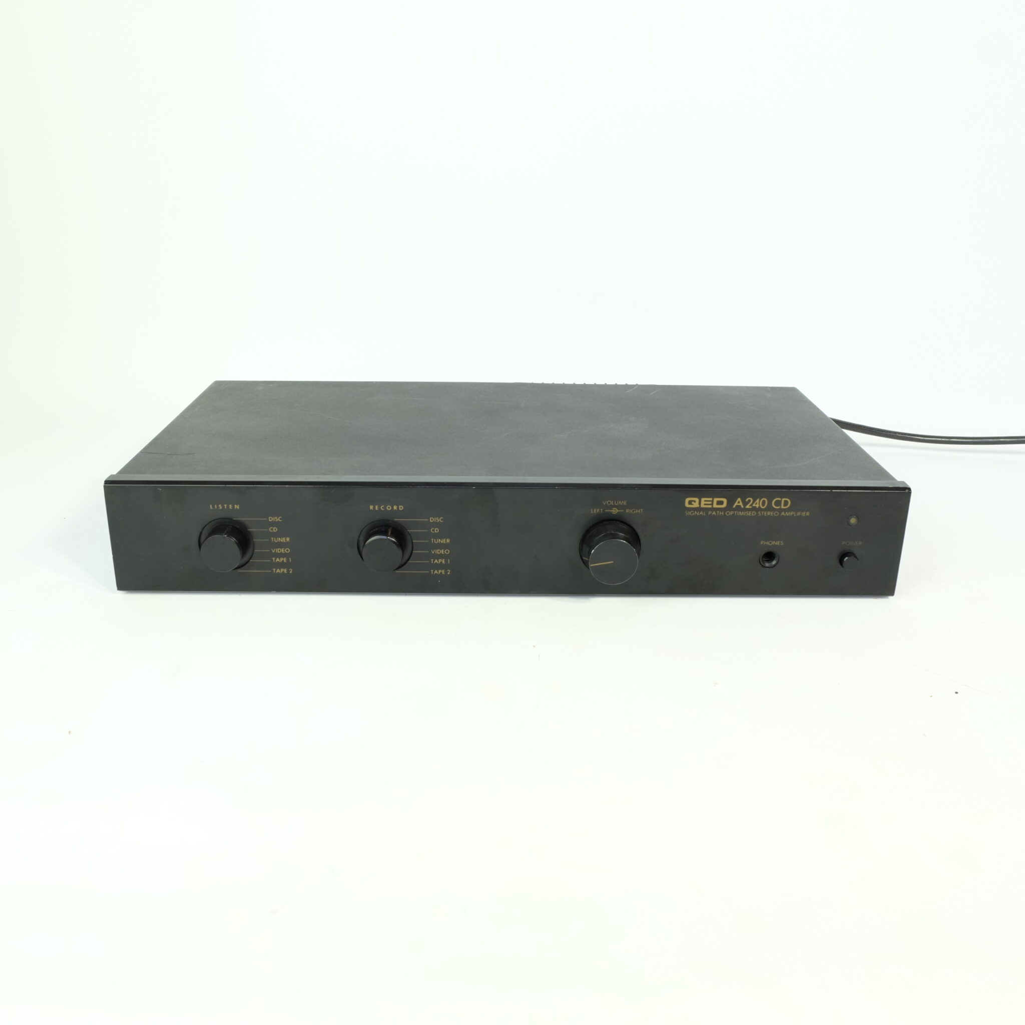 QED A240CD Amplifier - Function In Form