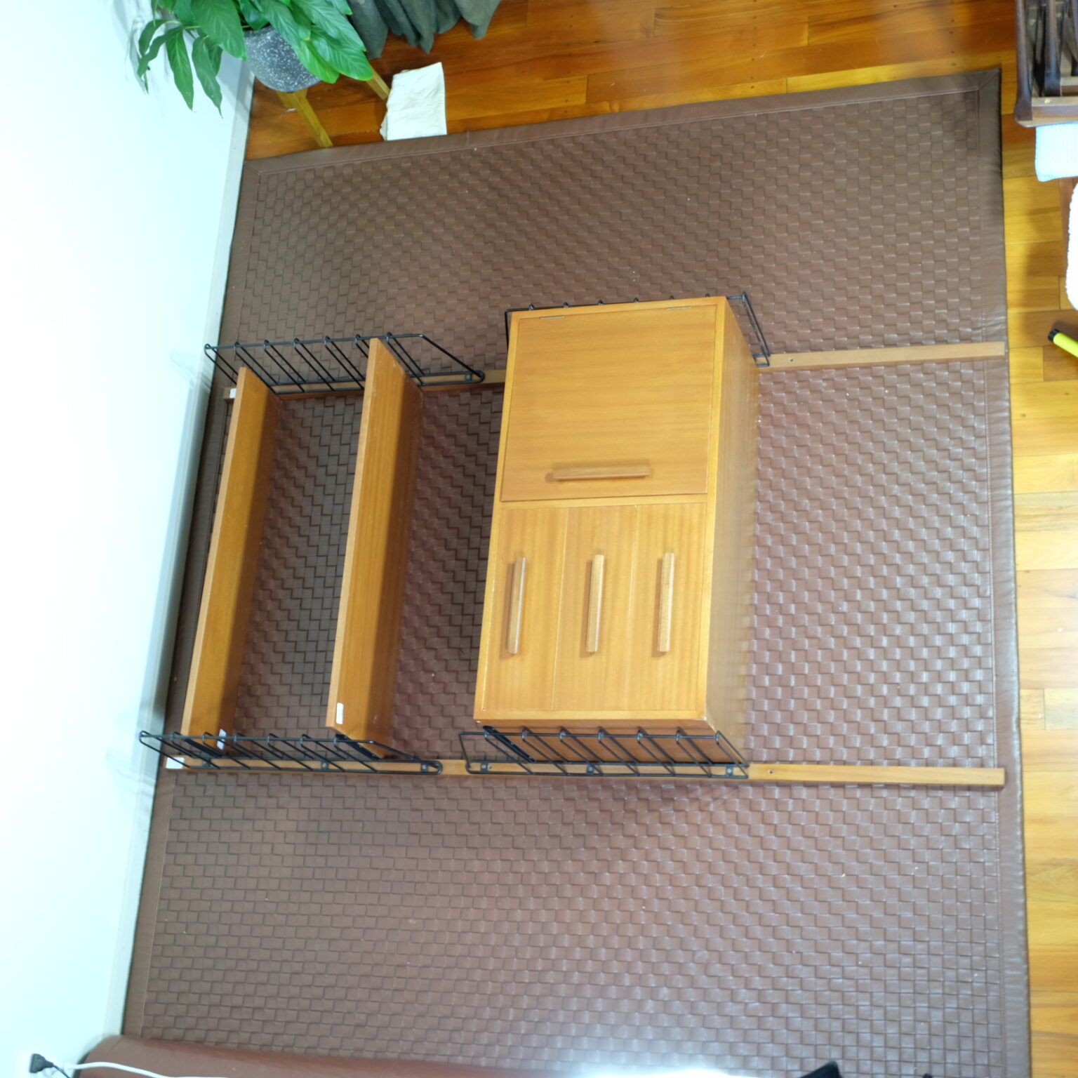 Mid Century Suspended Shelving System - Function In Form