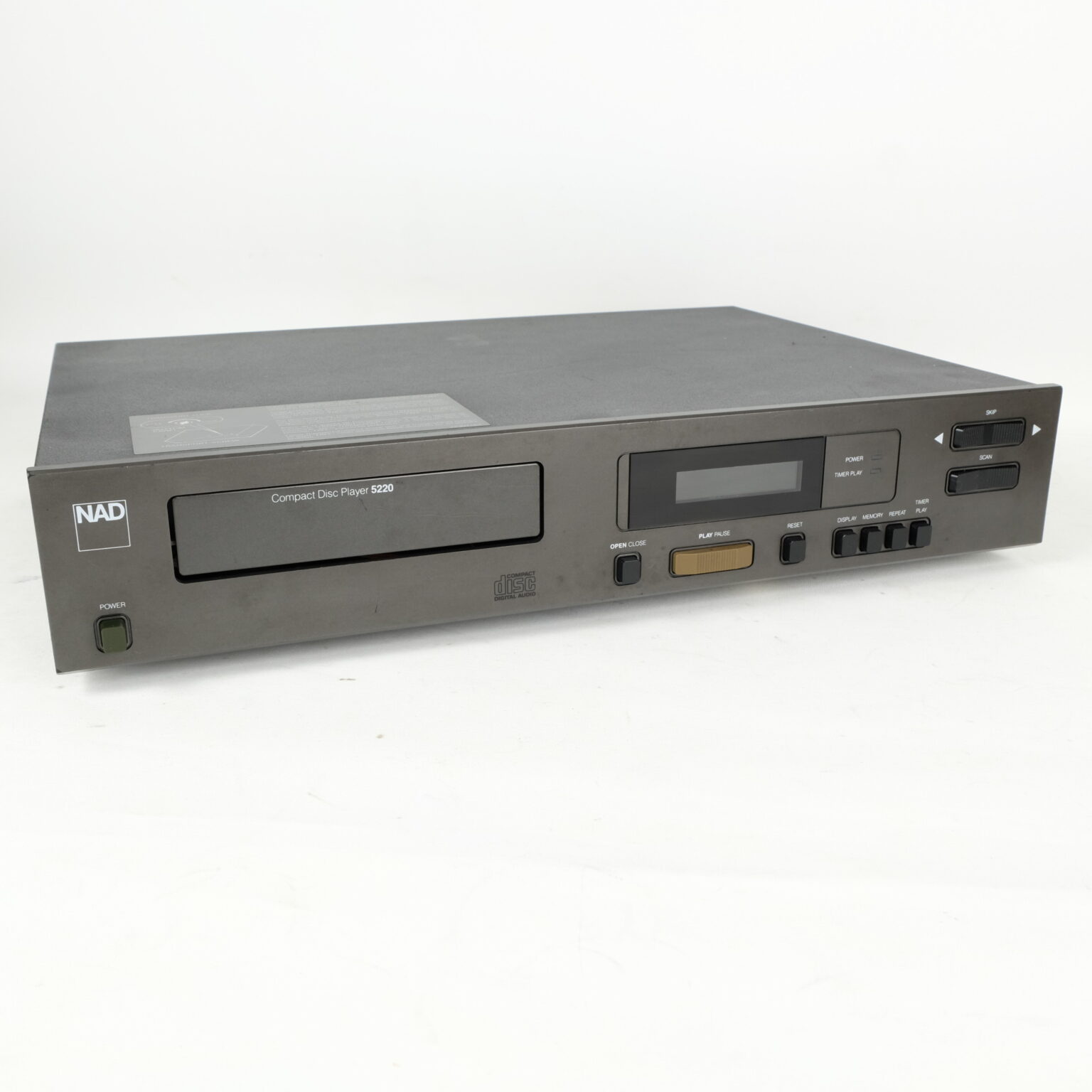 NAD 5220 CD Player - Function In Form