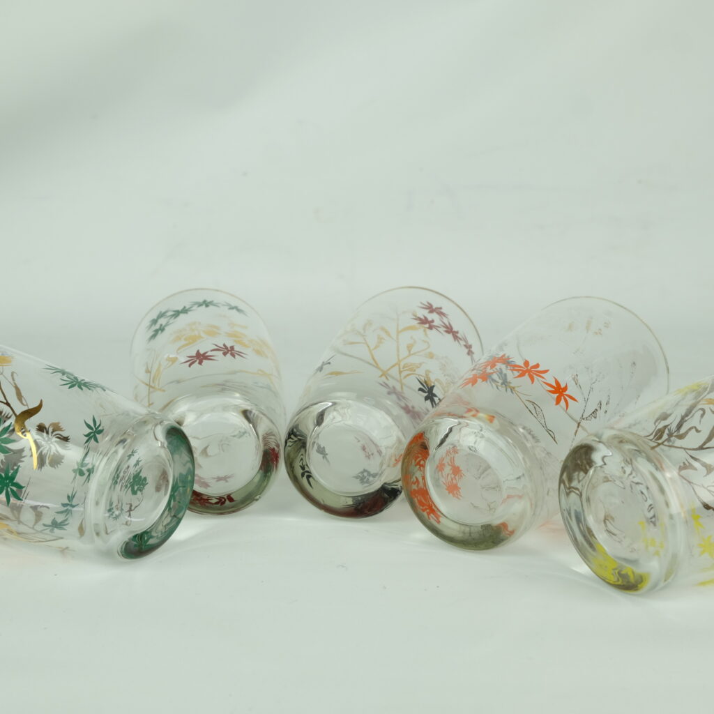 Set Four Mid Century Drinking Glasses - Function In Form