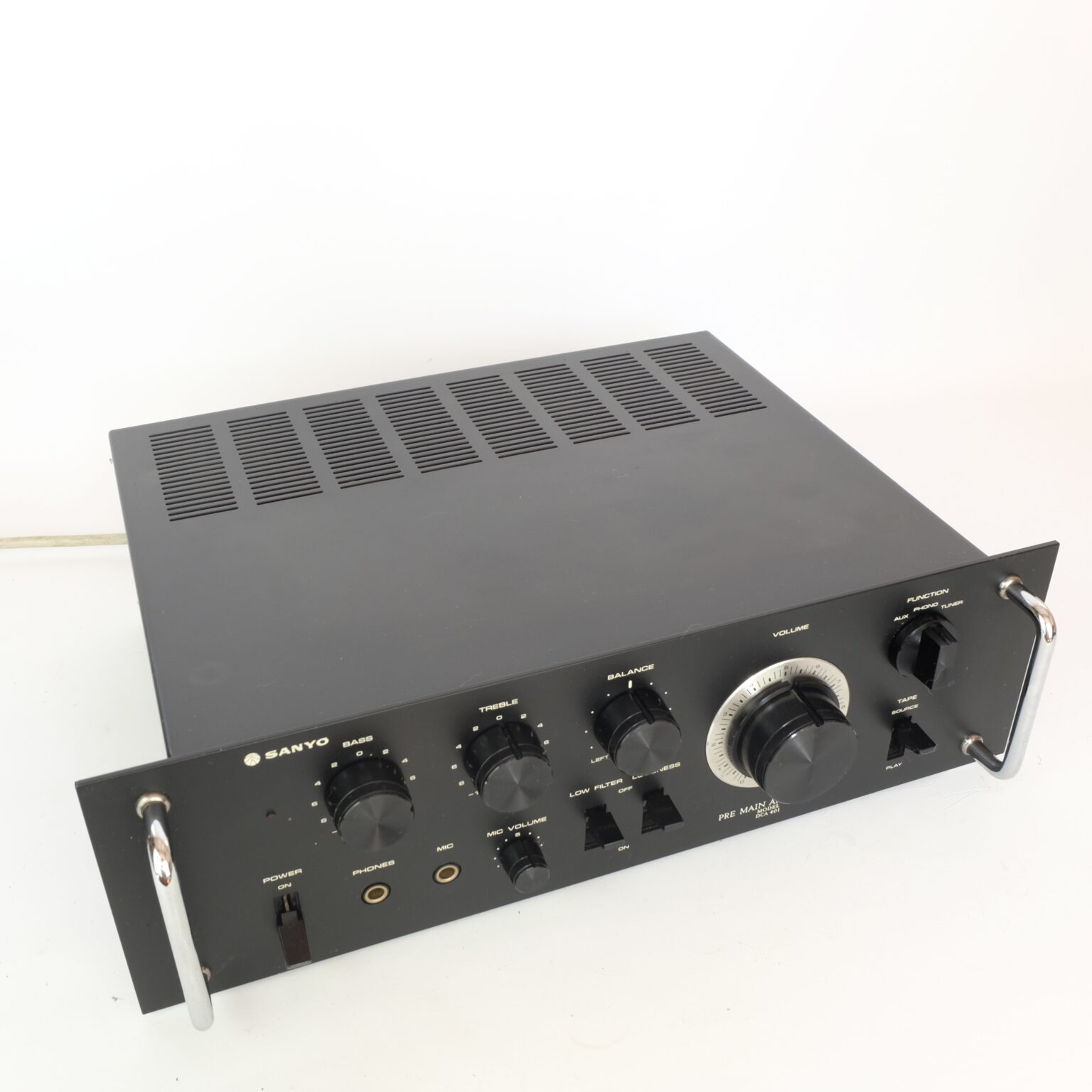 Sanyo Amp & Cassette Deck - Function In Form